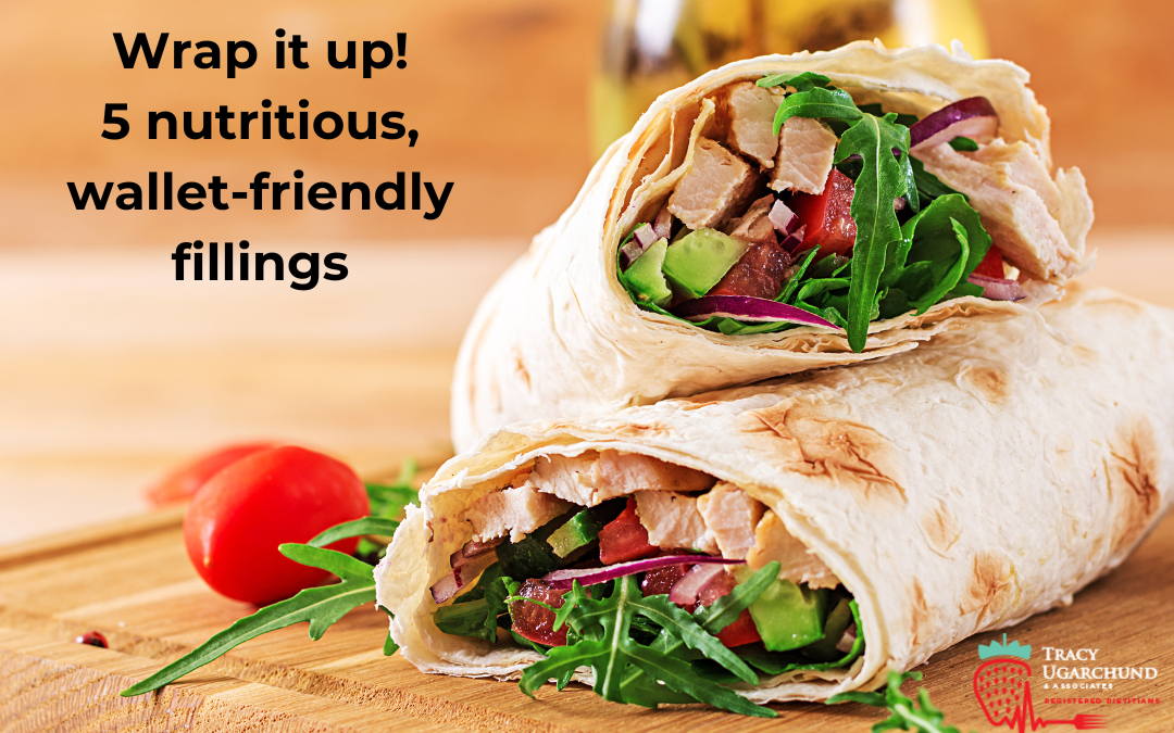5 Easy and affordable wrap fillings - Tracy Ugarchund